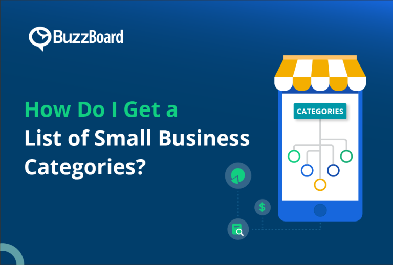 How do I get a List of Small Business Categories?